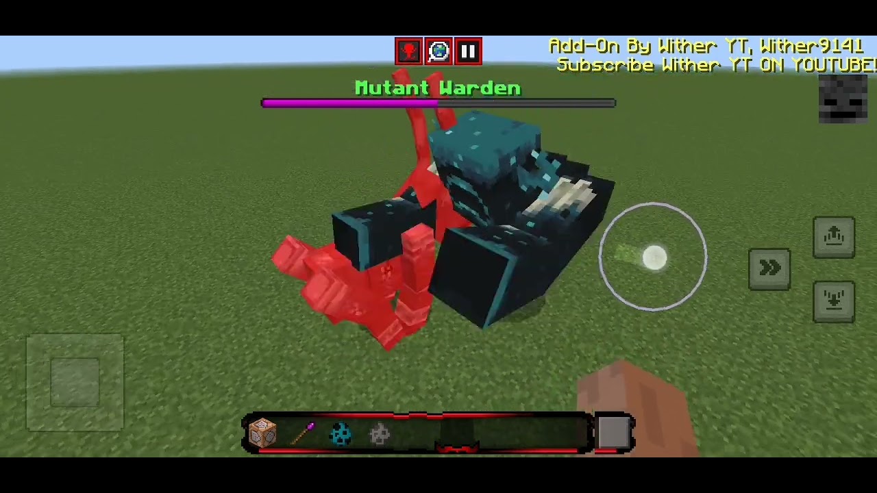 Mutant warden vs Mutant ravager (minecraft mob battle) - YouTube