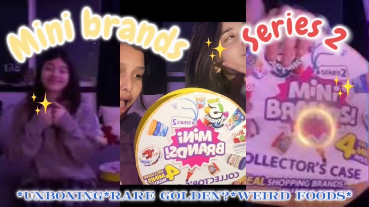 Unboxing mini Brands! Series2 🥳 - YouTube