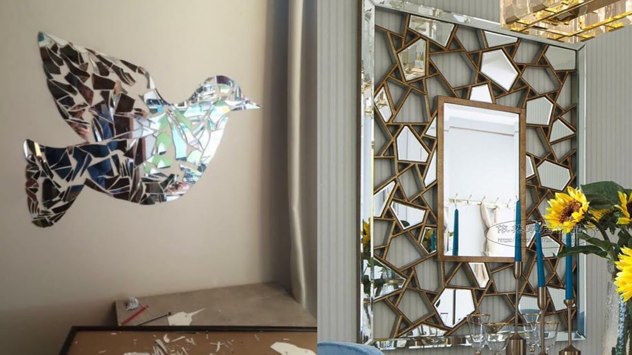 mirror designing ideas/mirror wall designing - YouTube
