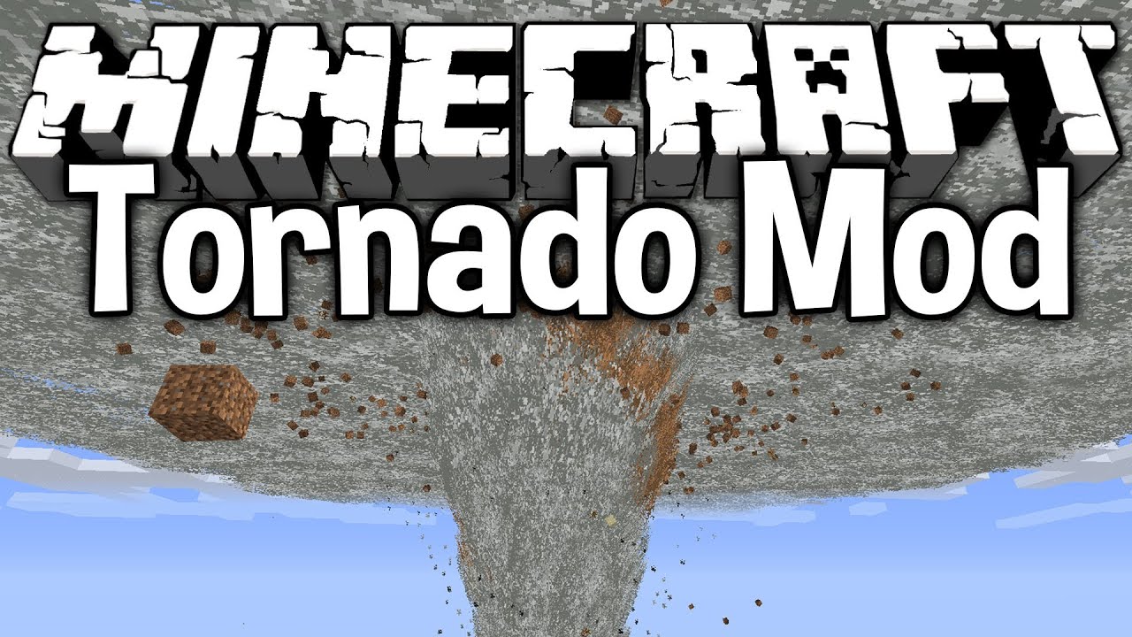 Minecraft TORNADO MOD! - YouTube
