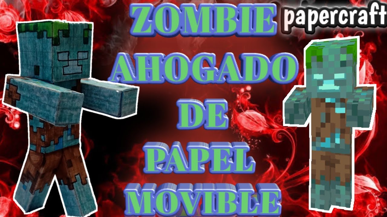 Papercraft Minecraft Zombie Ahogado at Hayley Pell blog