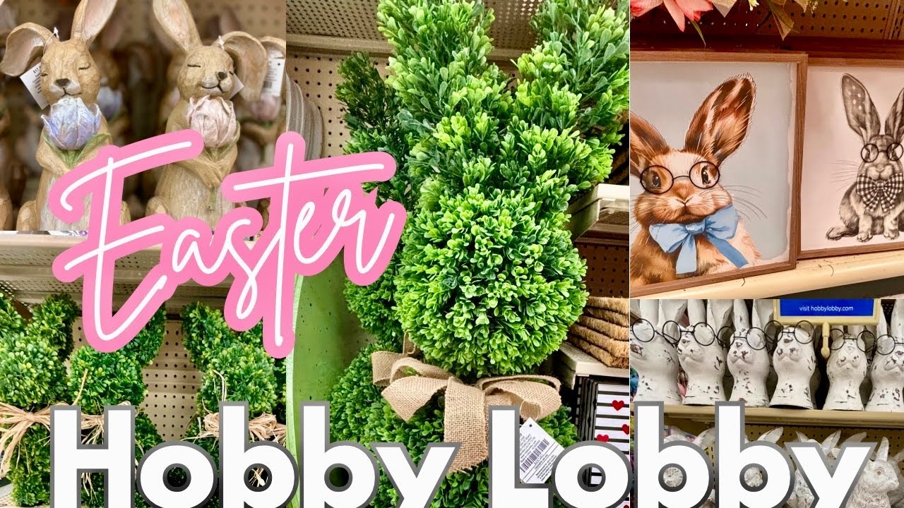 🌷Hobby Lobby Easter Decor 2025 | Shop With Me for Stunning Finds! - YouTube