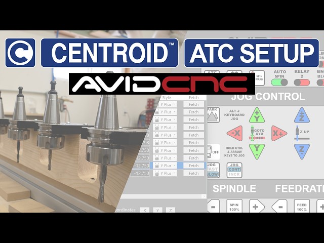 CNC Build Ep 13 Setting up an ATC with Centroid CNC 12 and Avid CNC Automatic Tool Changer Setup YouTube