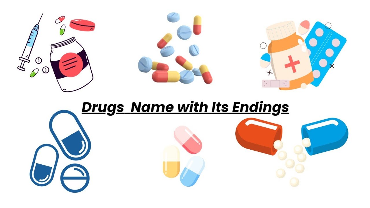 @paramedicaltalks.2024 Drugs names with its endings | - YouTube