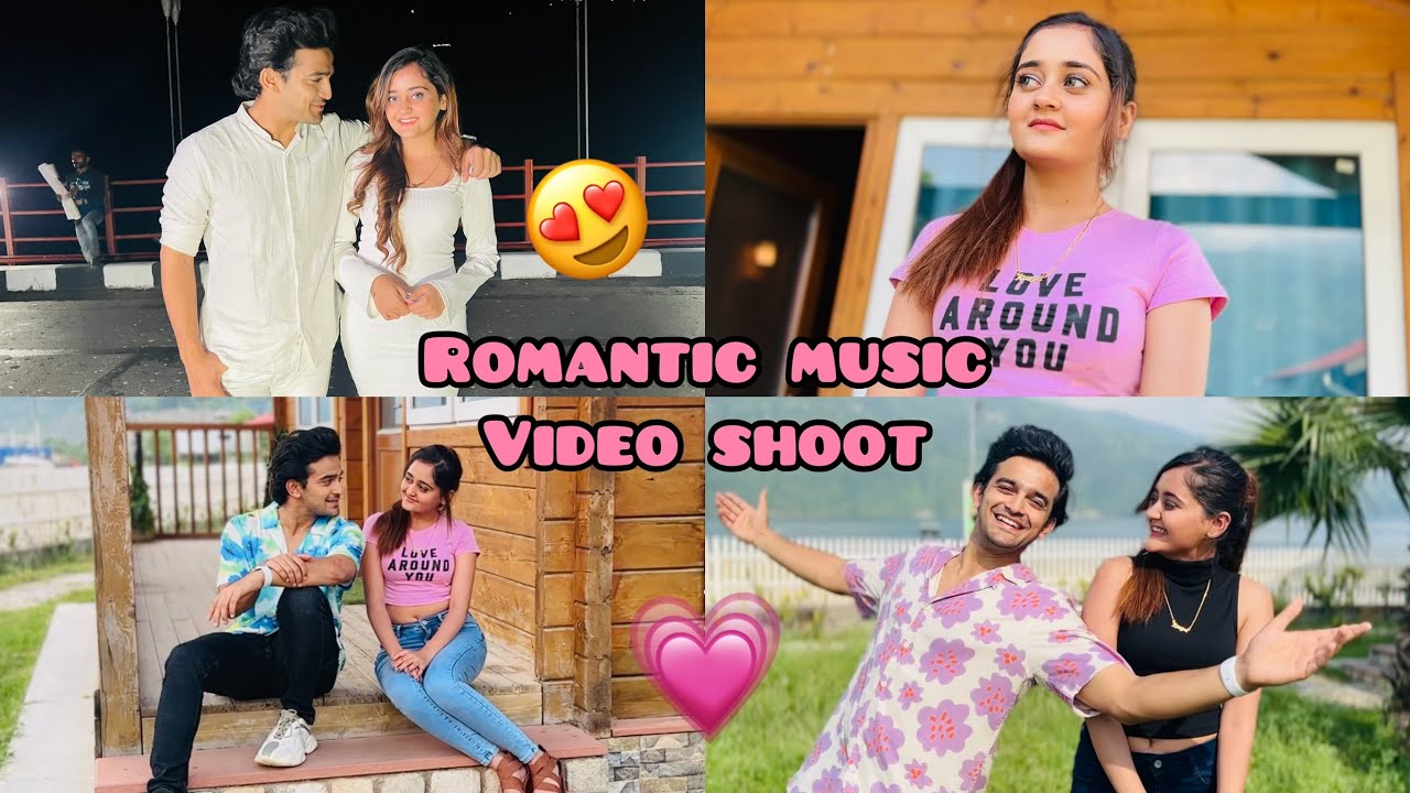 BTS 🩷 My 1st Romantic Hindi Music Video Shoot 😍With Barrister Babu ...