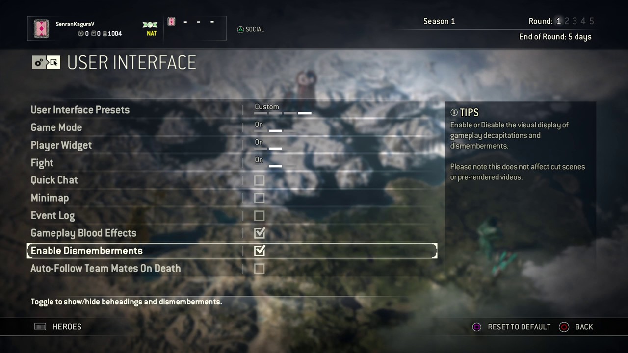 For Honor UI interface options filters and customization - YouTube