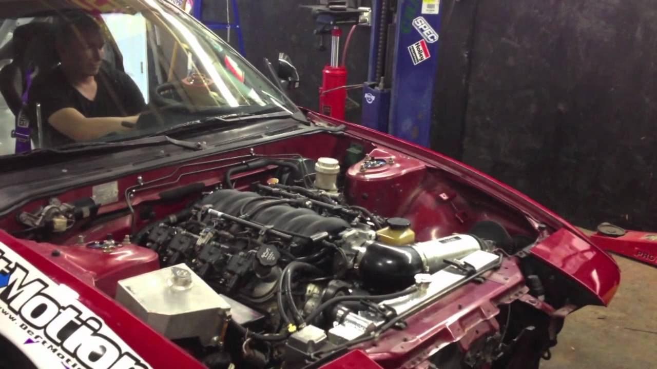 LS1 S13 Driftcar - YouTube