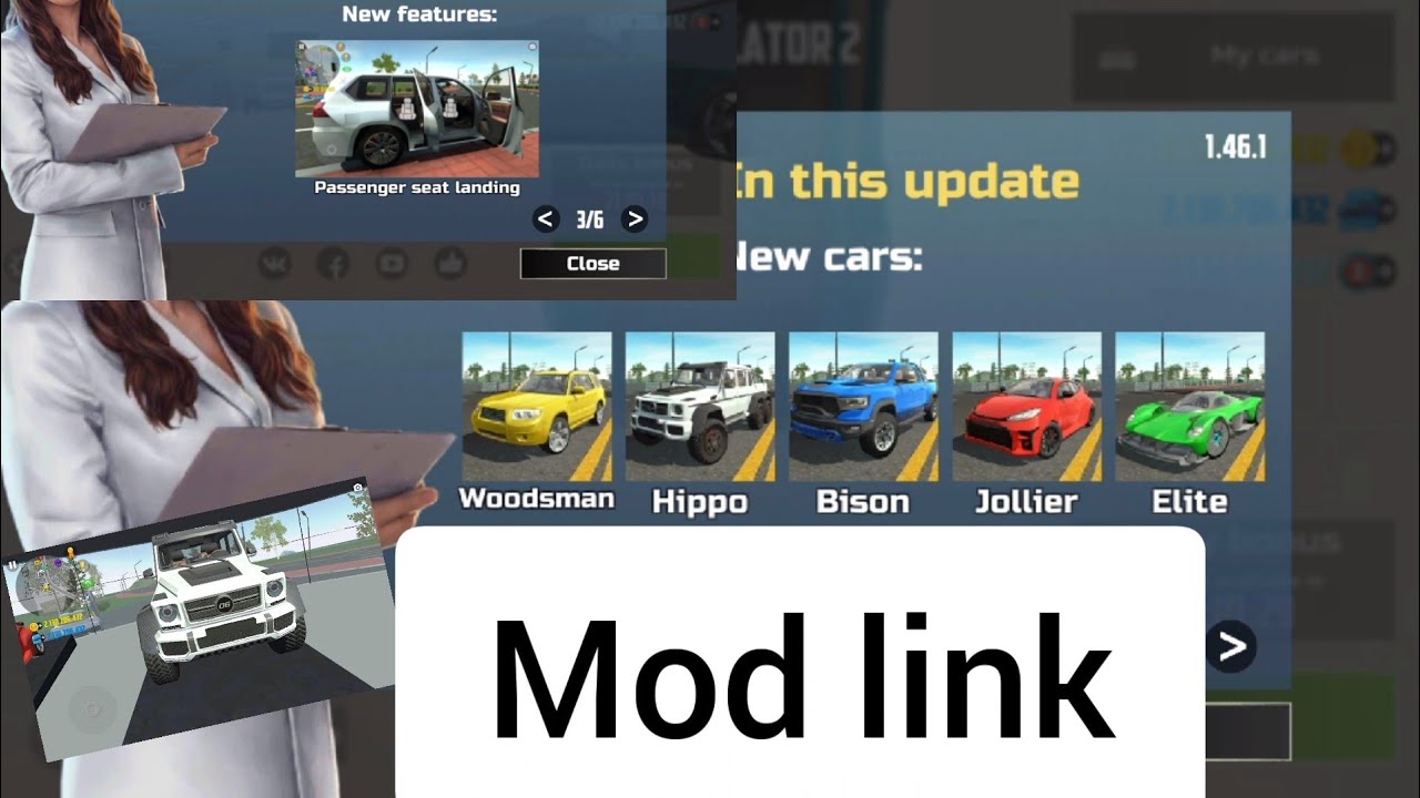 Car Simulator 2 New Update 1.46.1 | Mod link | - YouTube