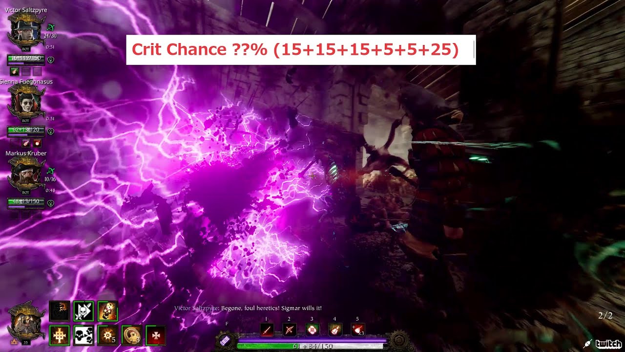 Outcast Engineer 120/Halescourge/Cataclysm Twitch/Solo+3Bot/Warhammer ...