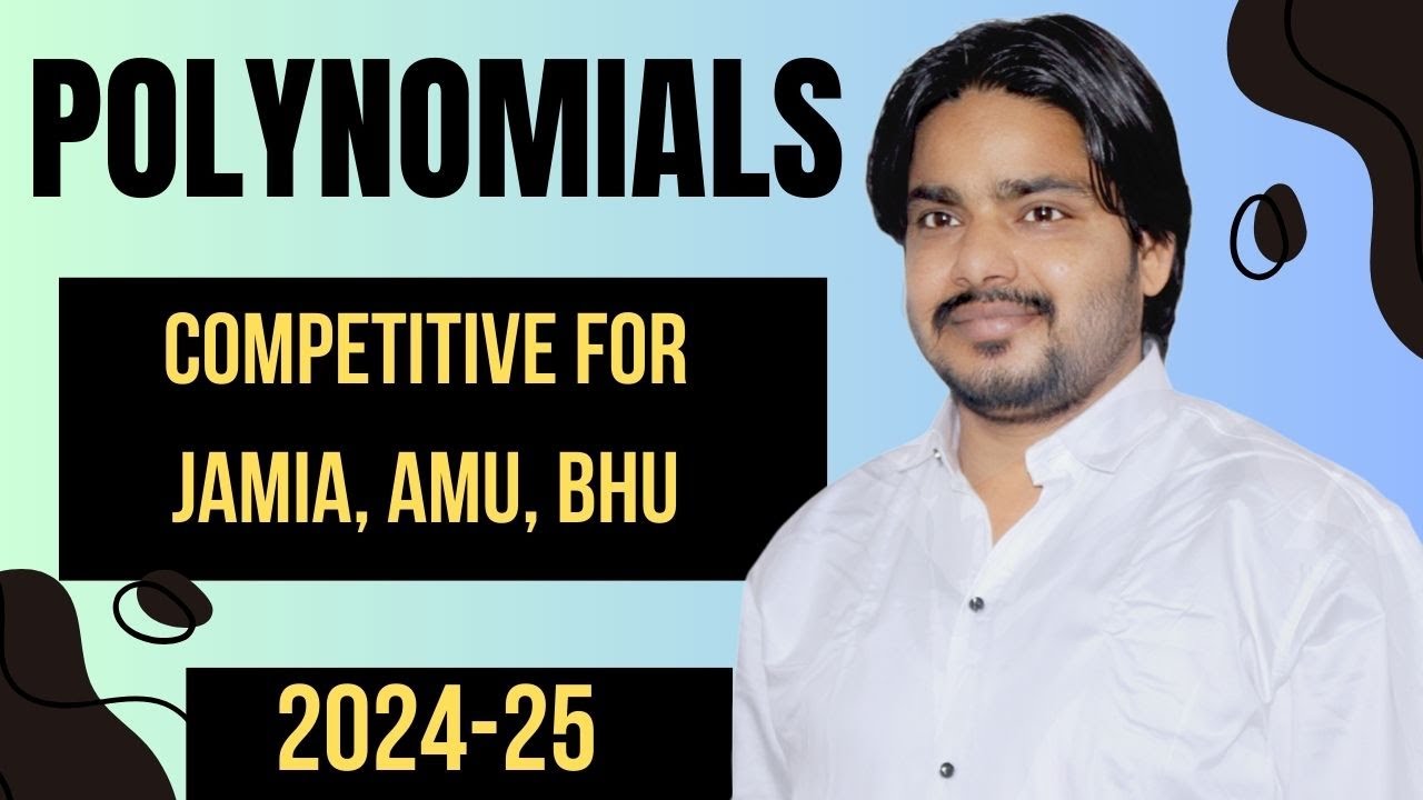 11th Entrance for Jamia, Amu 2025-26 | NCERT Solutions Class 10 Maths ...