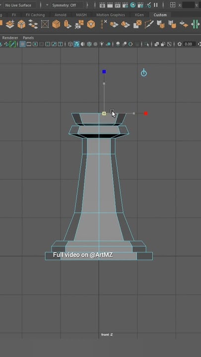 Low Poly Bishop 3D Modeling. Chess Set design Autodesk Maya tutorial - YouTube