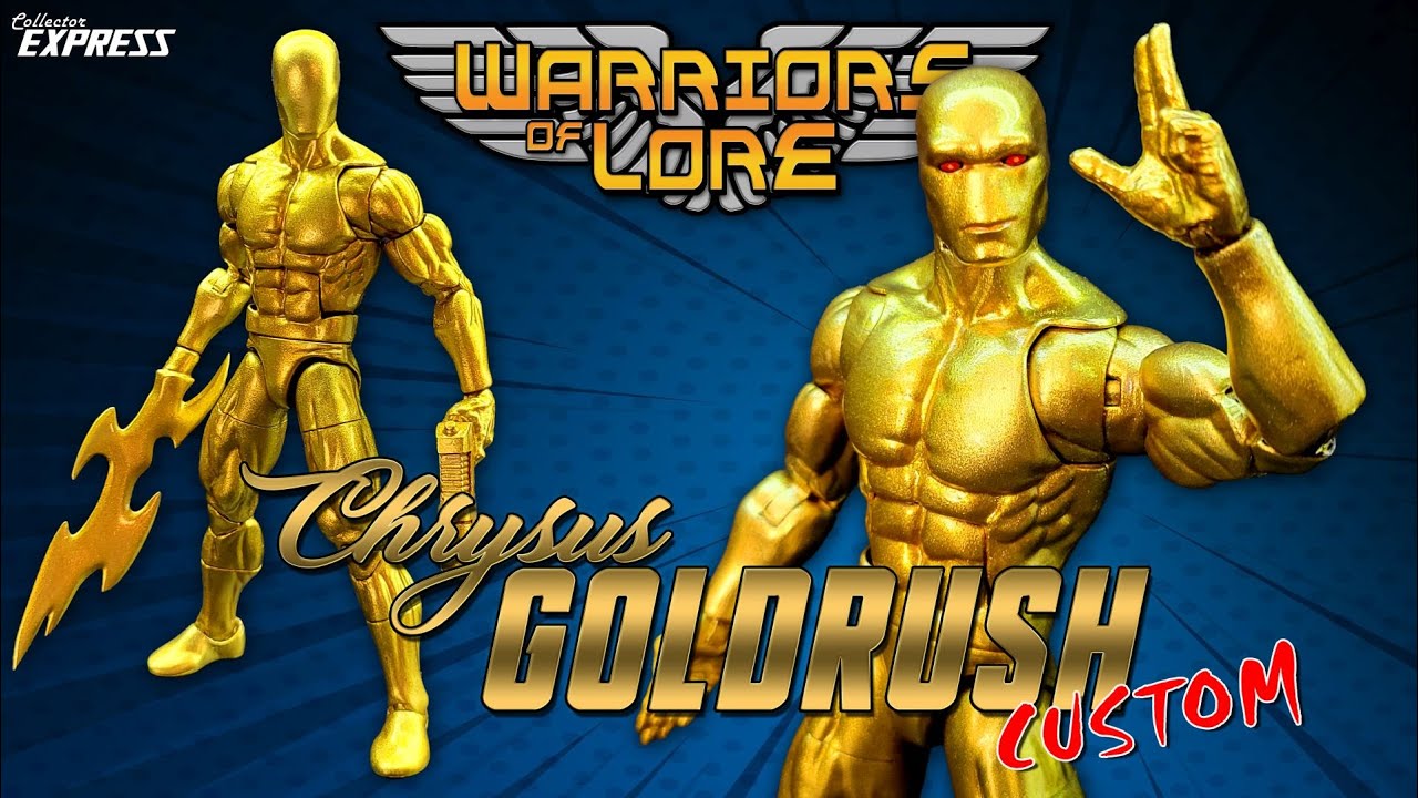 Marvel Legends Custom Original Character Chrysus - GOLDRUSH - Custom ...