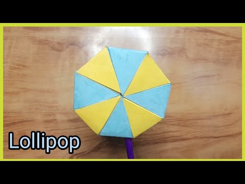 Diy Lollipop Craft Idea | Origami lollipop Craft | Easy Diy | Diy ...
