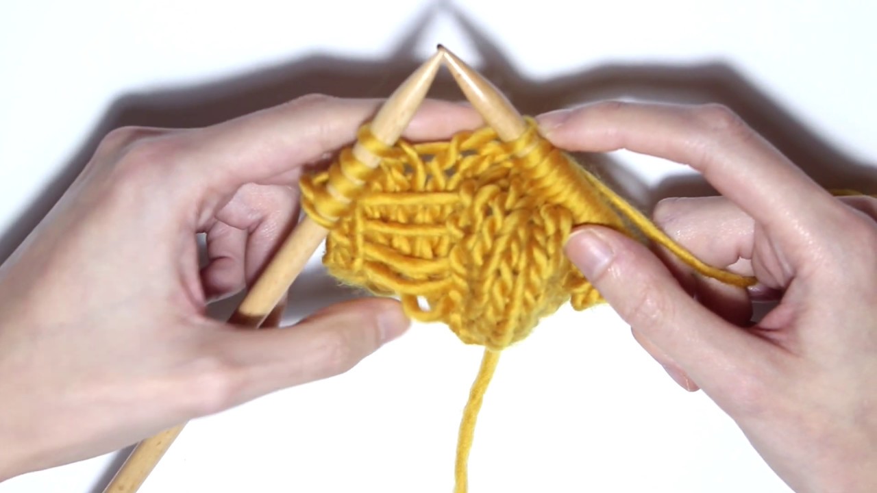 How to knit the butterfly knit II | WE ARE KNITTERS - YouTube