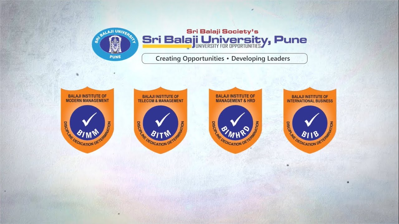 Sri Balaji University Pune || New Dimension in Education - YouTube