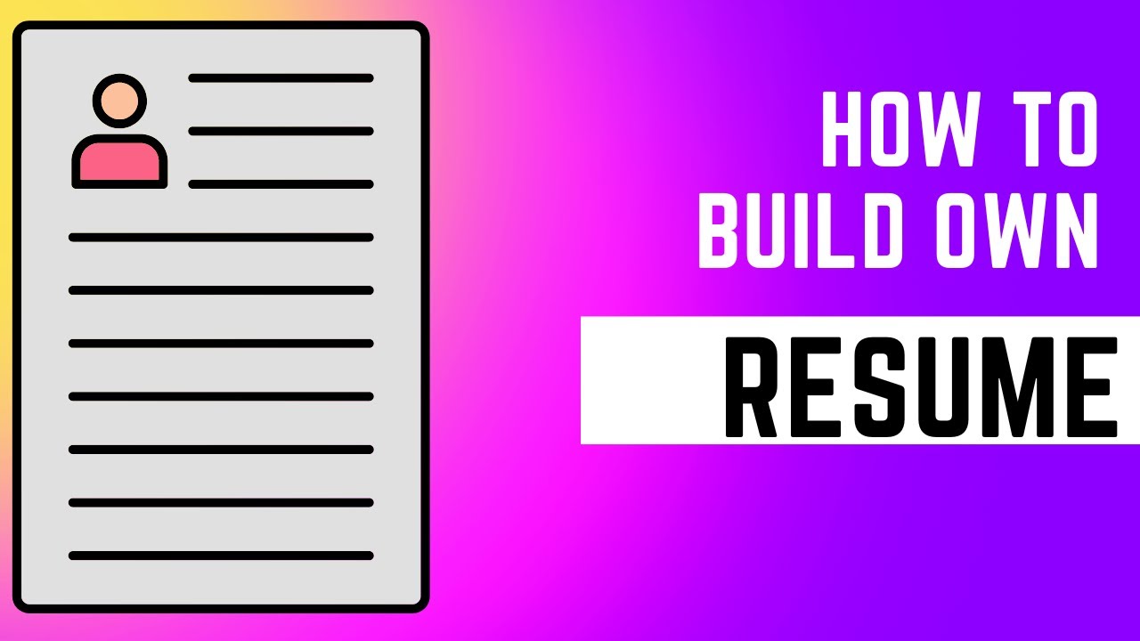How To Build Resume How To Create Resume In Tamil YouTube How To Build Resume How To Create Resume In Tamil YouTube