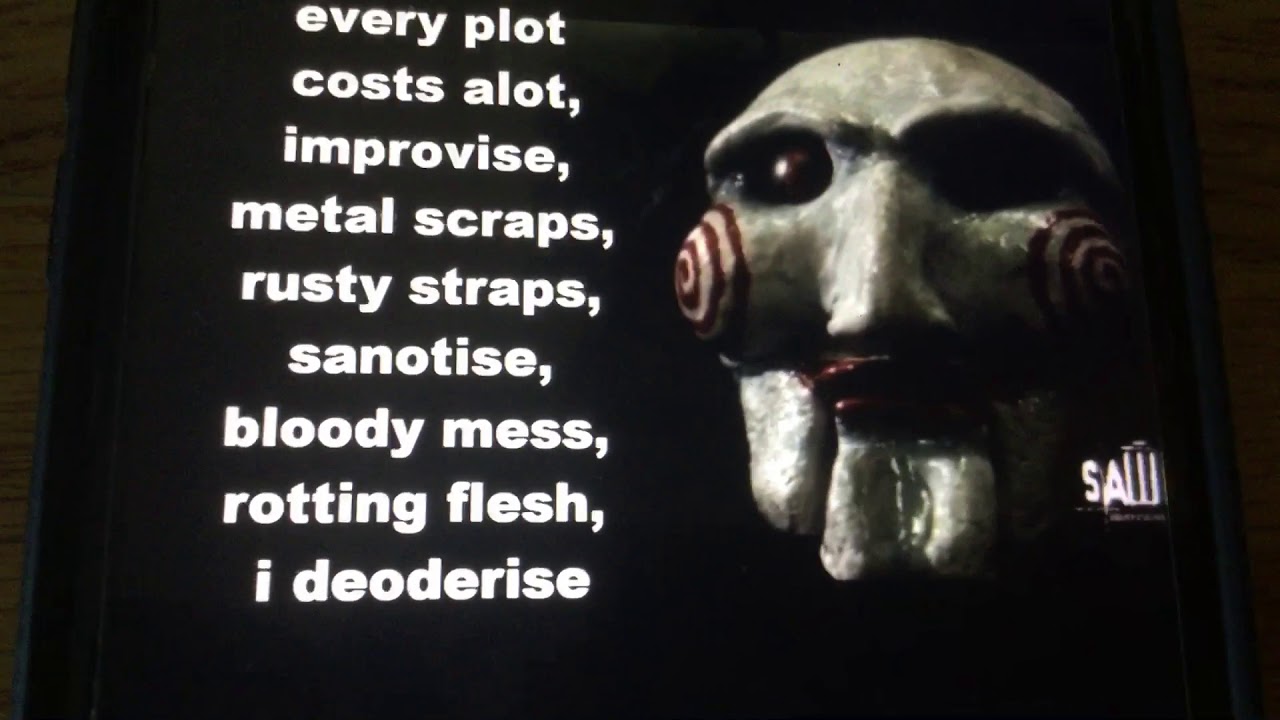 SAW Theme Song Lyrics - YouTube