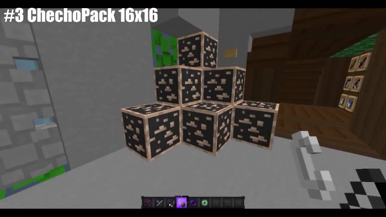 TEXTURE PACKS PVP Y UHC 8X8 16X16 0 LAG AUMENTA FPS - YouTube