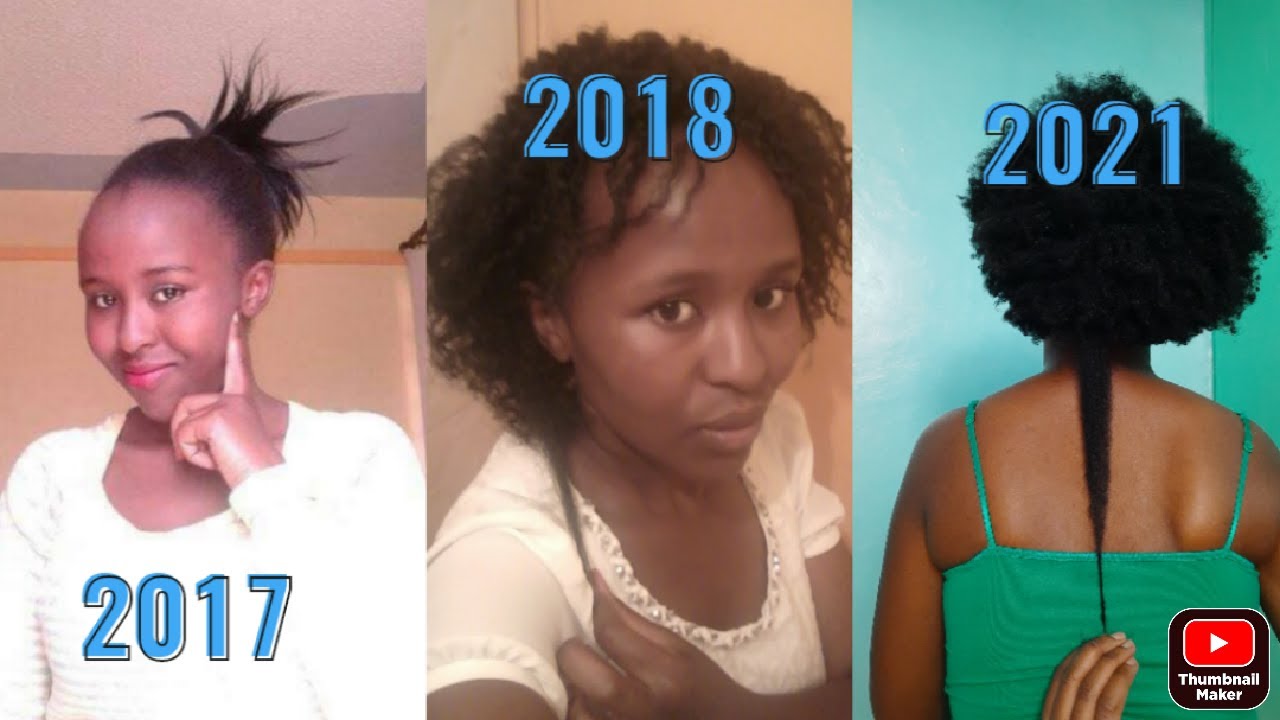 NATURAL HAIR JOURNEY// HAIR GROWTH TIME LAPSE - YouTube