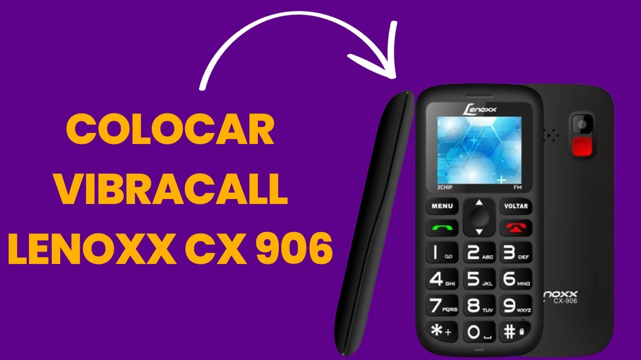 Como colocar o celular Lenoxx CX 906 no Vibracall, silencioso ou deixar ...