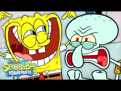60 Minutes of Squidward Being SO Over It 😤😡 | SpongeBob