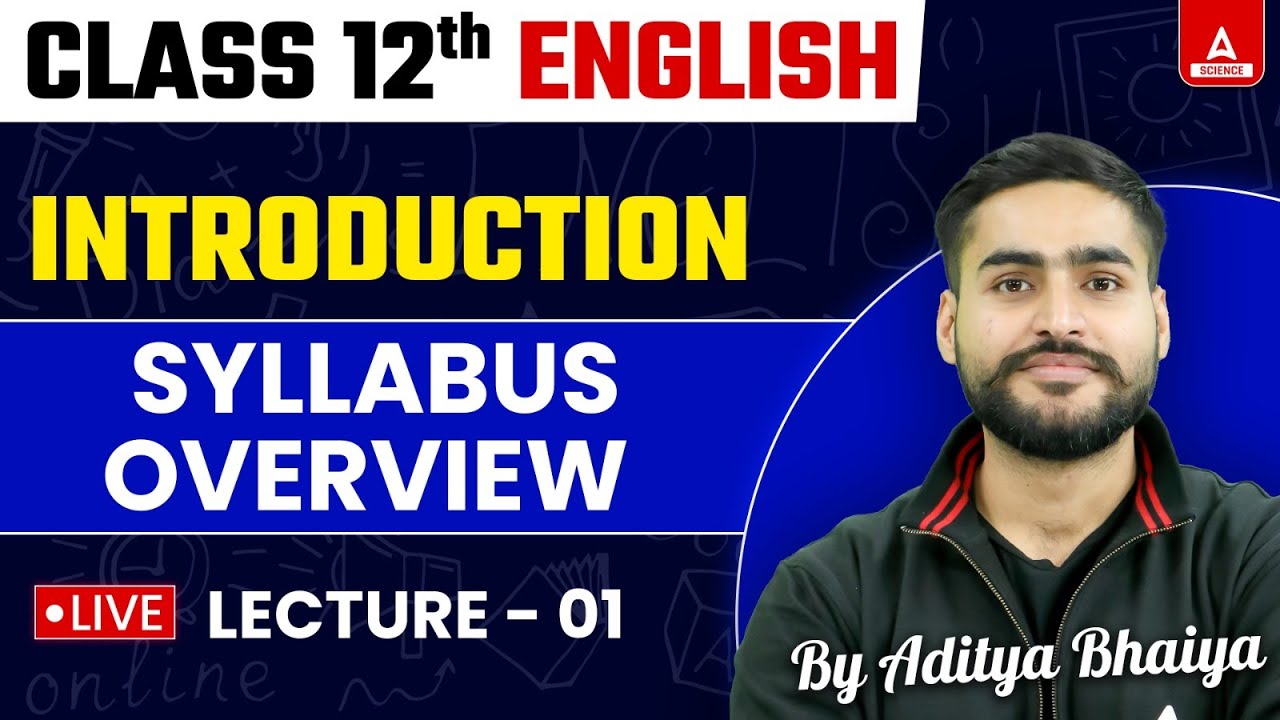 Class 12th English | Class 12th English Syllabus Overview | English ...