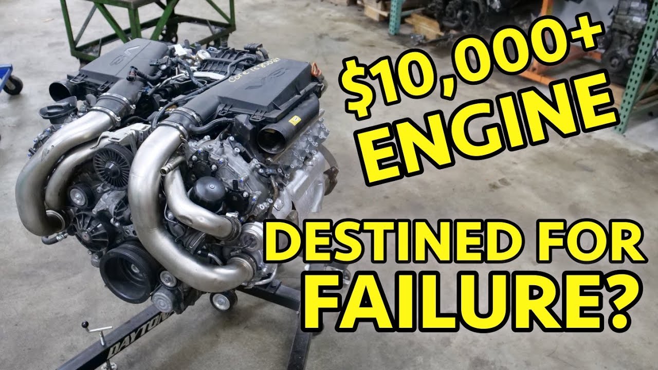 Mercedes ML550 M278 Bi-Turbo V8 Engine Teardown. Unavoidable Failure ...