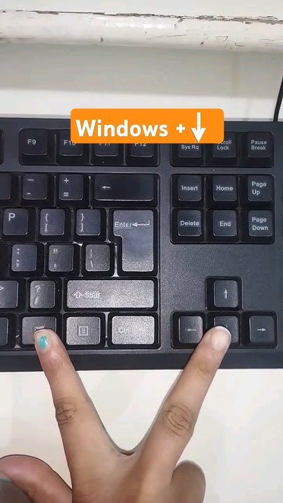 Useful Shortcut Minimize, Maximize Shortcut Key - YouTube
