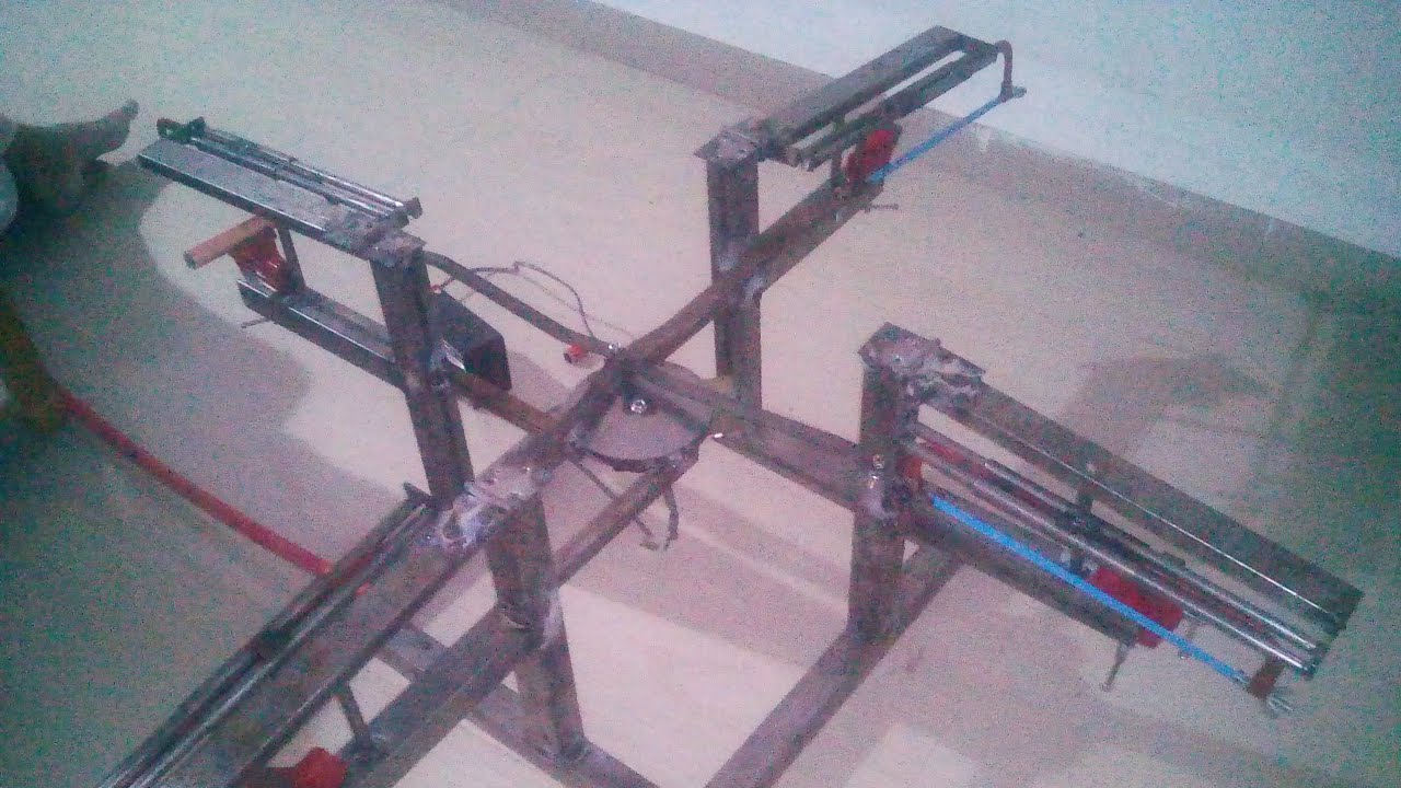 Four way hacksaw machine|Mechanical engineering project| - YouTube