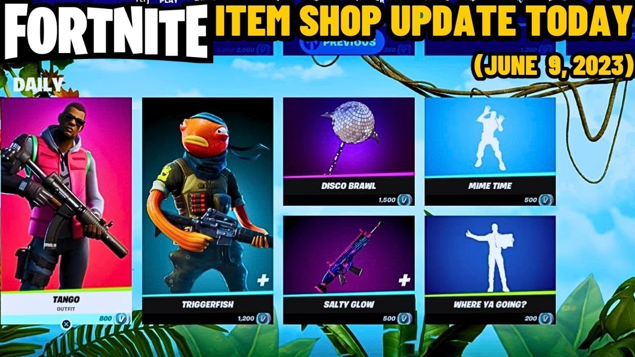 Fortnite ITEM SHOP Update TODAY - YouTube