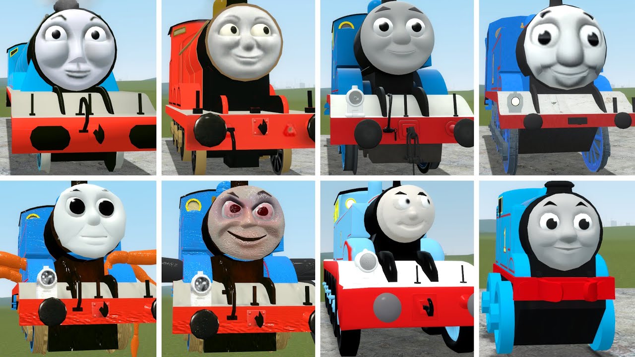 New Monster Thomas and Friends Family in Garry's Mod (Toby,Percy,James ...