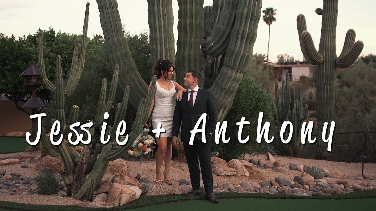 Jessie + Anthony Elopement Highlight | Destination Wedding in Arizona ...