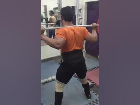200kg squads (441 pounds) 10 reps , by manish dayma (team fxg )#beast mode - YouTube