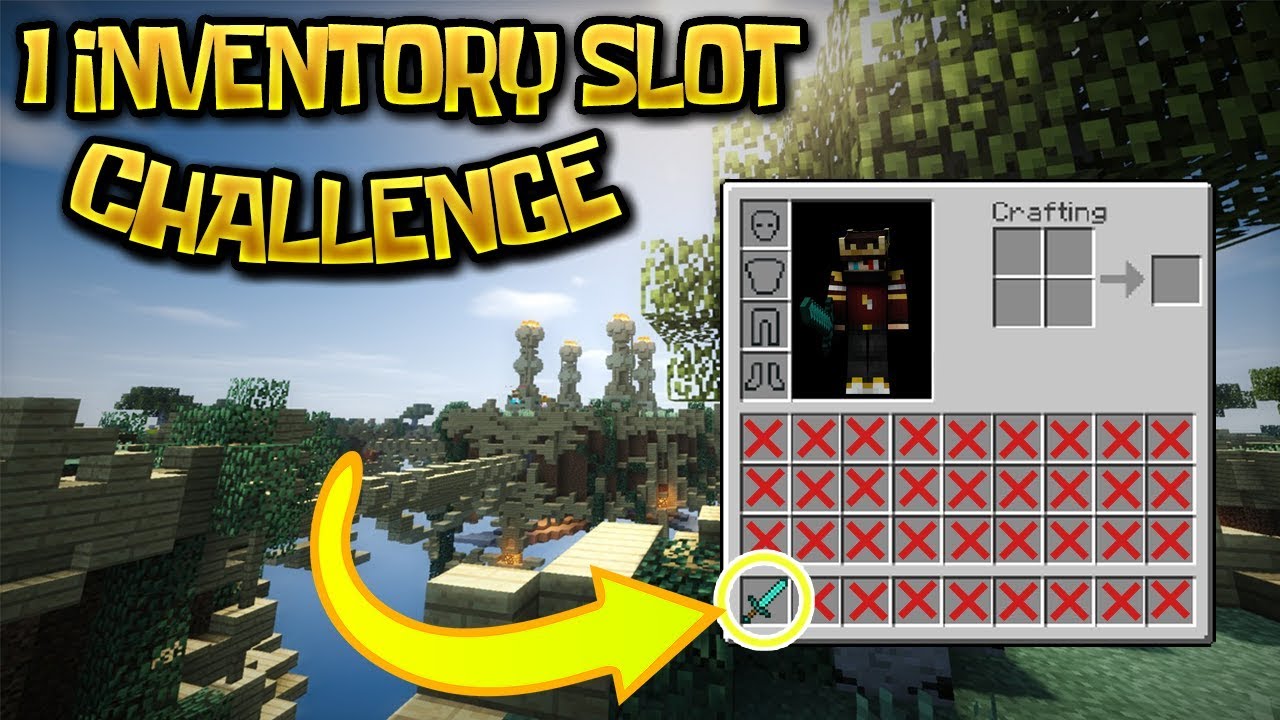 1 SLOT KULLANMA CHALLANGE !! (Minecraft Survival Games 188) - YouTube