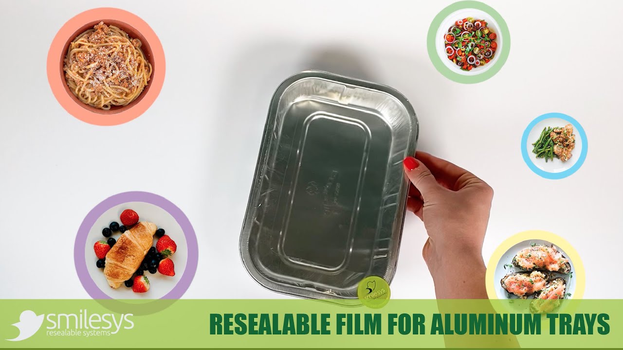 RESEALABLE FILM FOR ALUMINUM TRAYS | NEW IN 2021 - YouTube