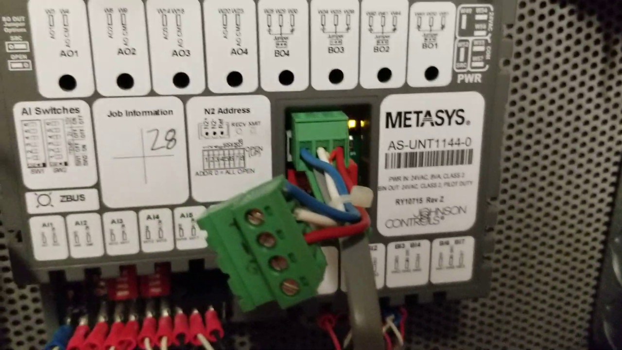 Johnson Controls UNT replacement - YouTube