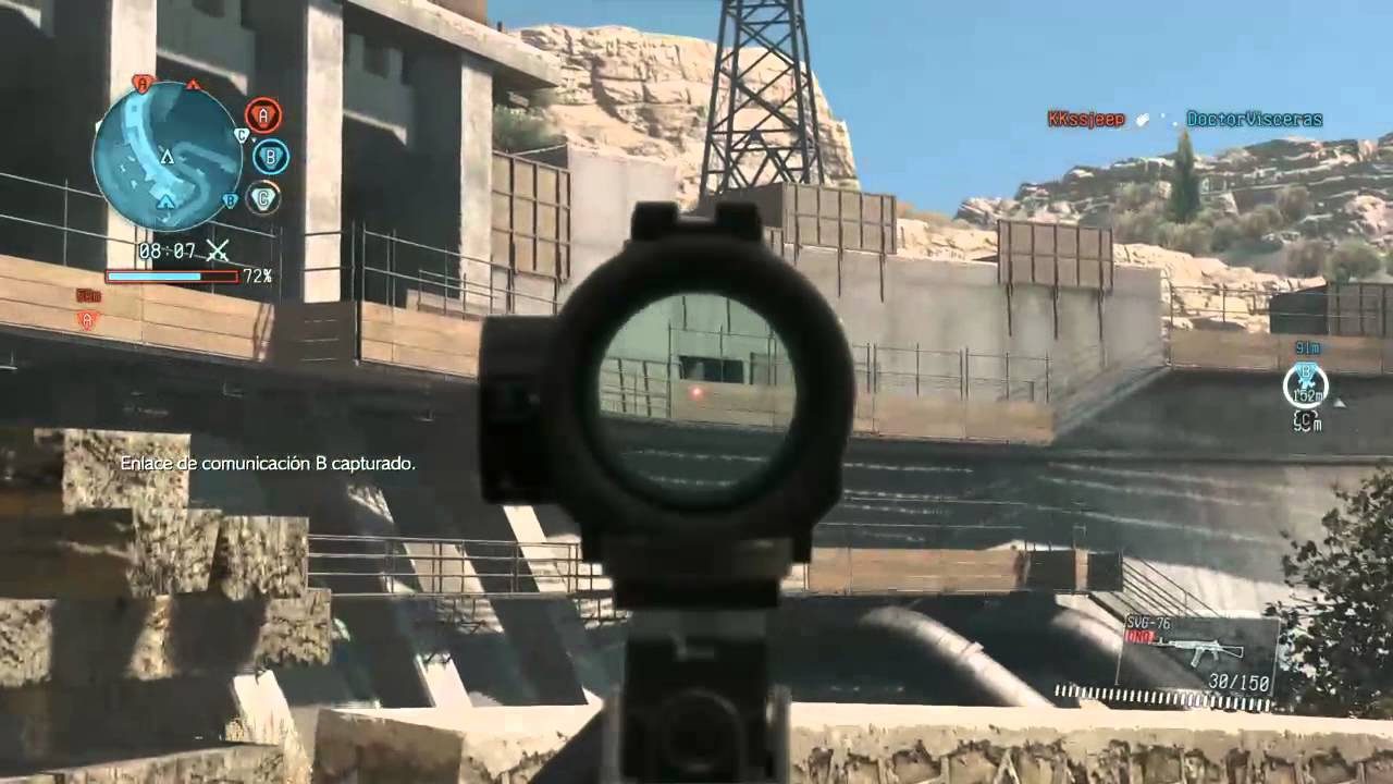 MGV Online test Gameplay Ps4 - YouTube