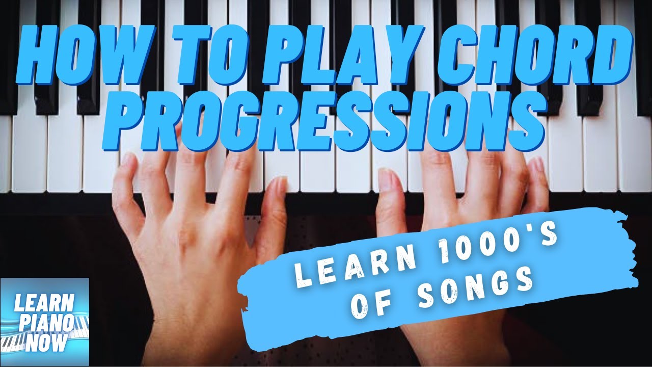 How to Play Chord Progressions On the Piano- Beginning Piano Tutorial ...