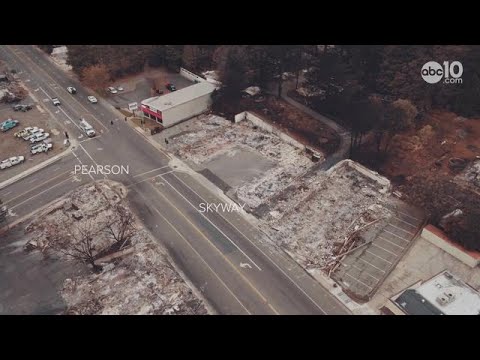 Drone video shows new look at Camp Fire destruction after full ...