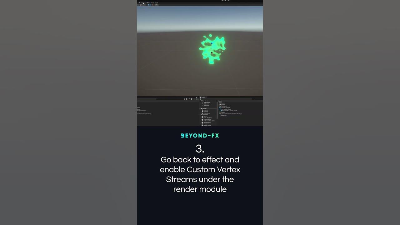 🧠 Real-Time VFX Pro Tip! How to Animate Particles through Custom Vertex ...