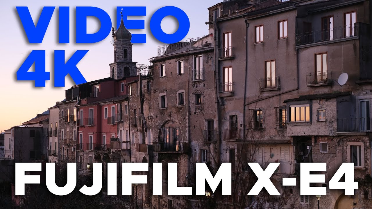 Fujifilm X-E4 Video Sample 4K