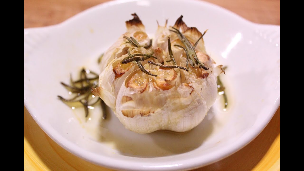 Alho assado - YouTube