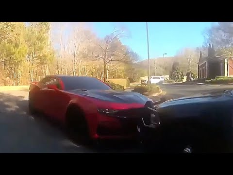 Chase after CAR THIEVES. Camaro and Corvette. - YouTube