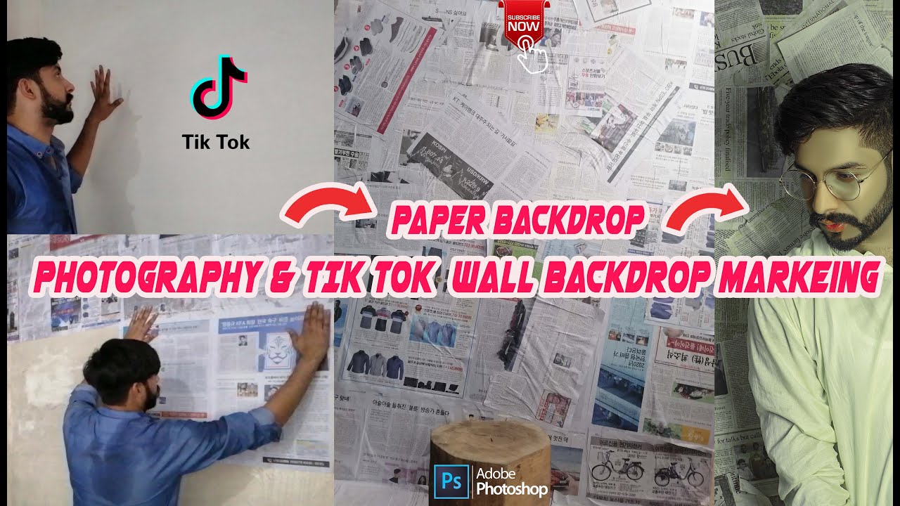 Simple Way To Make A Photography Paper Backdrop & Tik Tok wallpaper ...