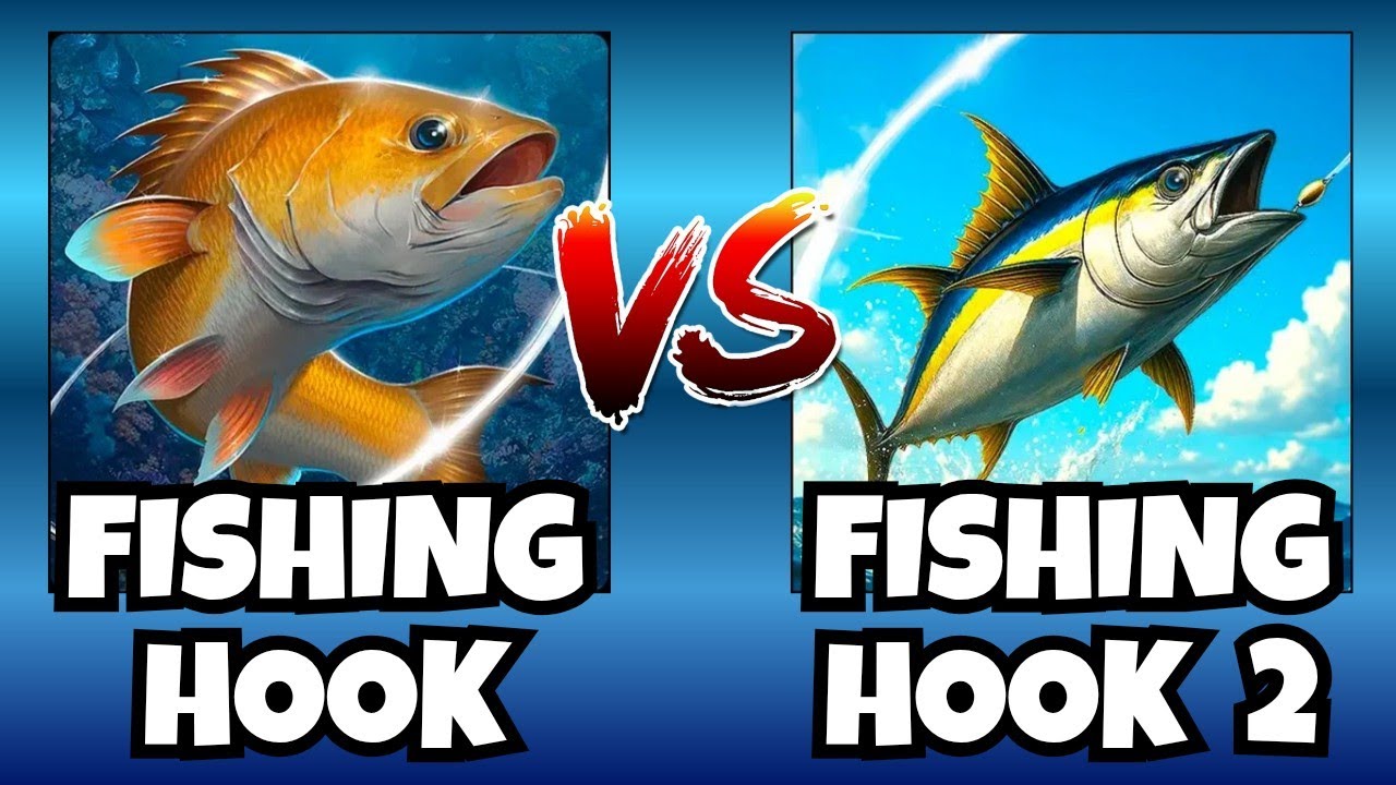 Fishing Hook Vs Fishing Hook 2 | Fish | Aquarium | Gameplay - YouTube