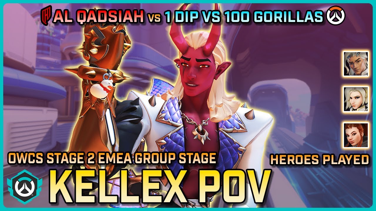 [ Kellex ] Al Qadsiah vs 1DIPVS100GORILLAS | Group Stage | OWCS EMEA Stage 2 - YouTube