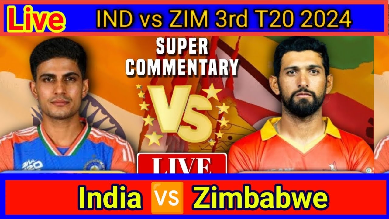Live: Zimbabwe vs India 3rd T20I | IND vs ZIM 3rd T20 | Live Cricket ...