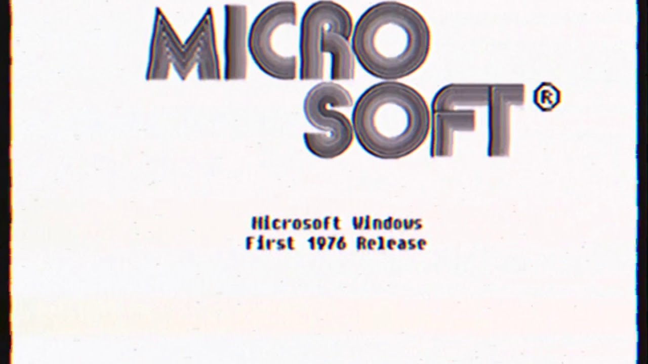 Very Firsts Windows sounds version 0.1 release (1976) - YouTube