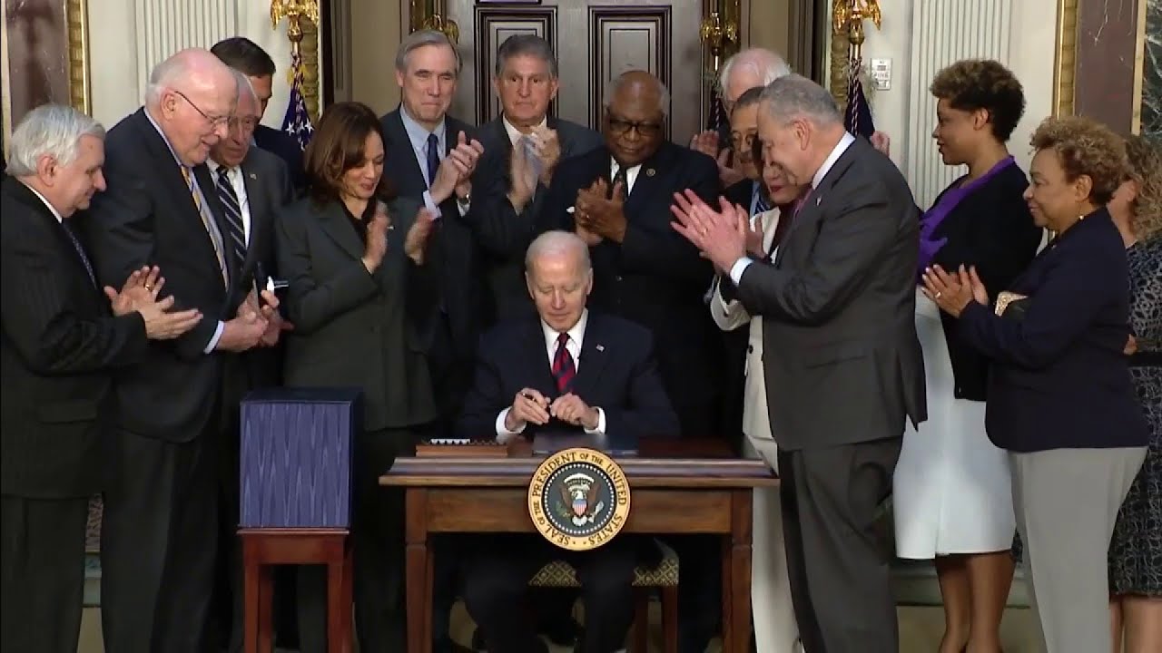 President Biden signed a spending package that includes $13.6 billion ...