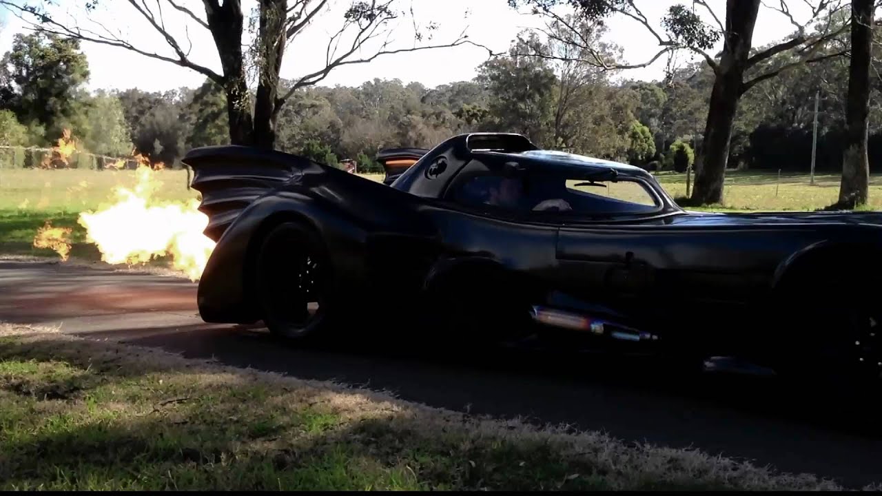 Batmobile afterburner test - YouTube